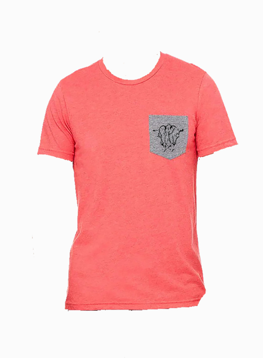 BIG WRECK RED T-SHIRT WITH POCKET – Big Wreck